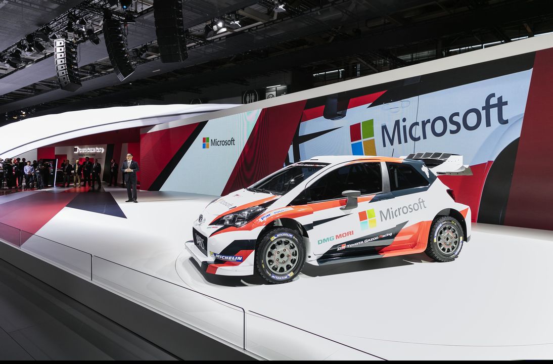Toyota Yaris WRC : animée par Microsoft, Michelin et Panasonic