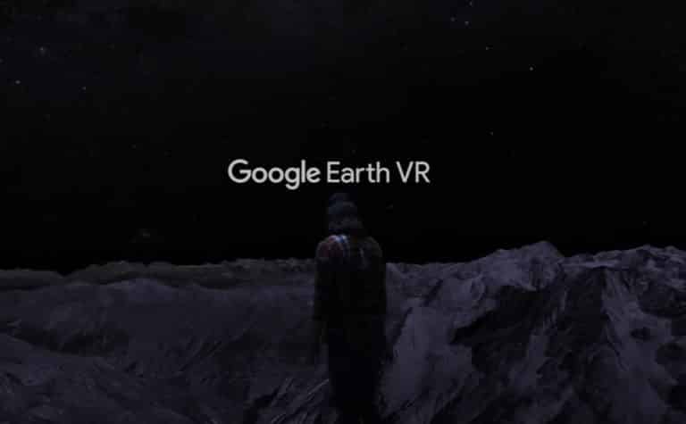 Google Earth en mode VR, via le HTC Vive