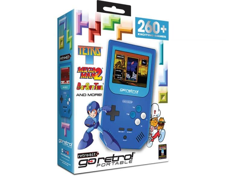 Retro-Bit Go Retro! Portable : la console portable rétro, avec 260 jeux ...