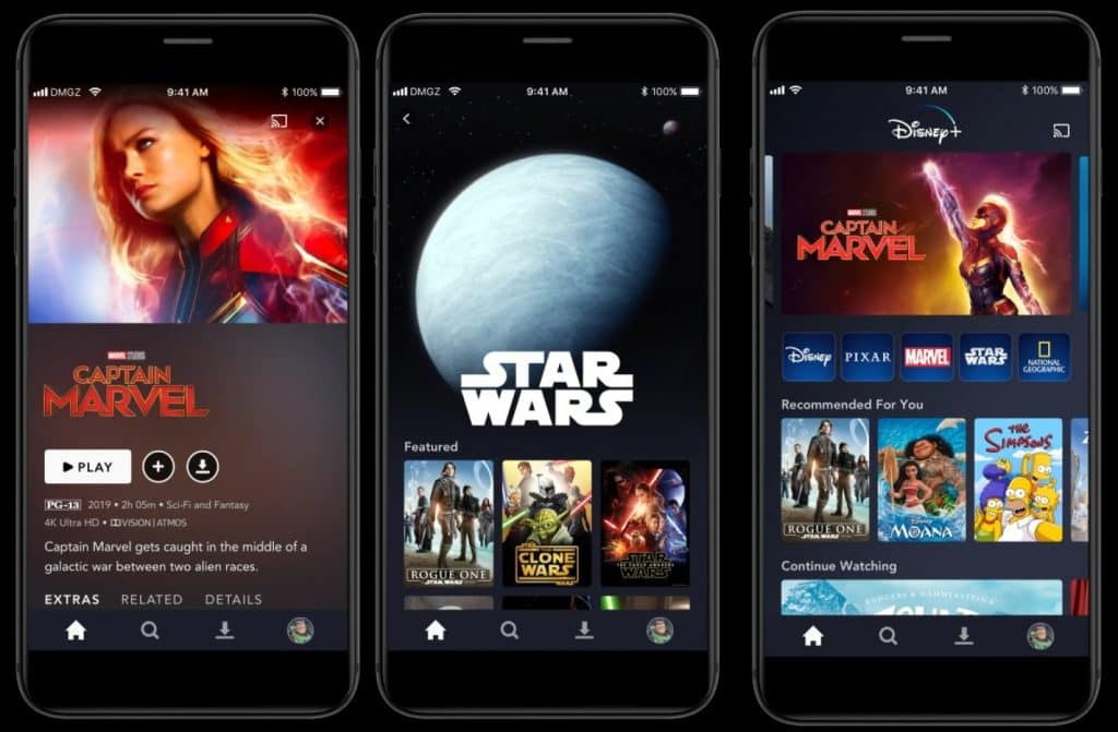 Découvrez en images l'interface de Disney+ (et sa version mobile)