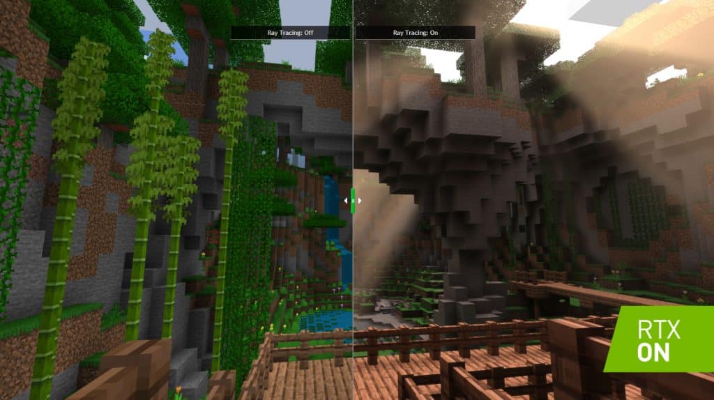Minecraft : (re)découvrez le jeu en ray-tracing via Nvidia RTX (et c ...