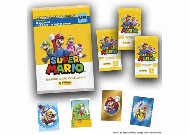 Super Mario de retour... avec des cartes Panini à collectionner